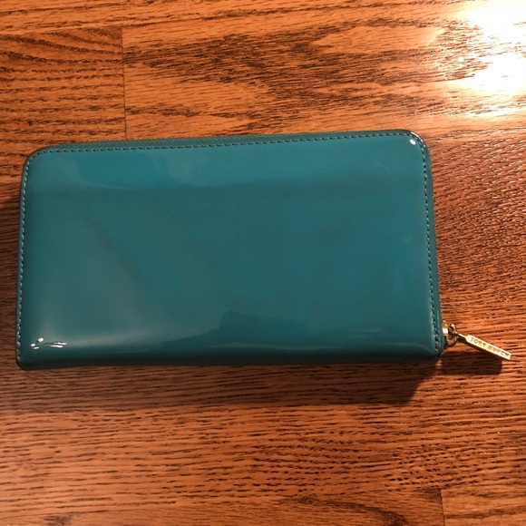 Tory Burch | Bags | Tory Burch Turquoise Wallet | Poshmark